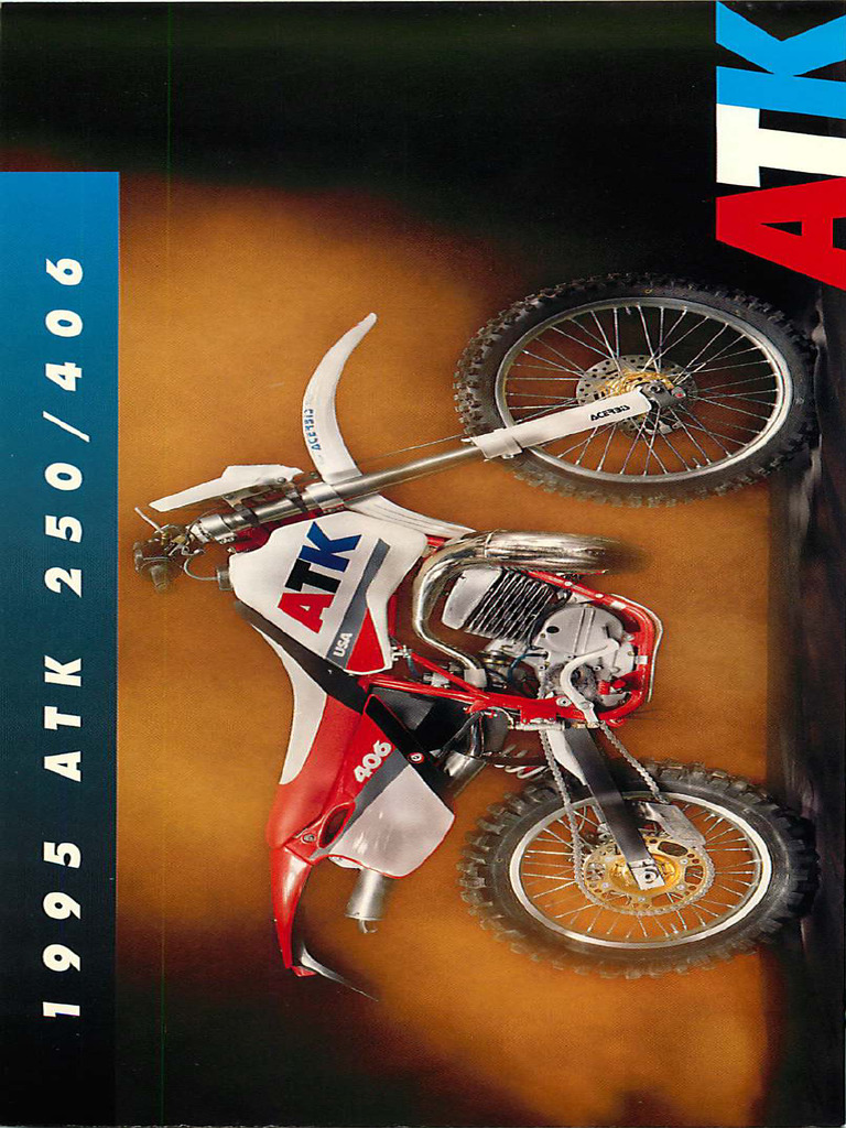 1995 ATK 2 Stroke Lineup | PDF | Automotive Technologies | Vehicle Parts