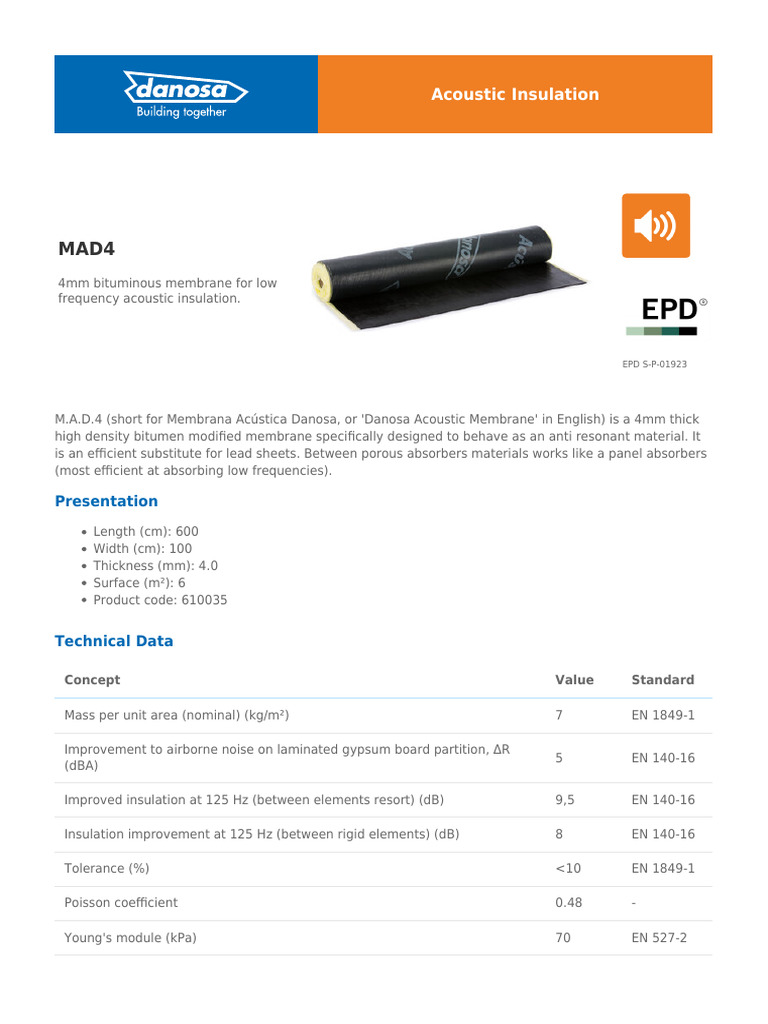 Mad 4 Technical Data | PDF | Classical Mechanics | Electrical Engineering
