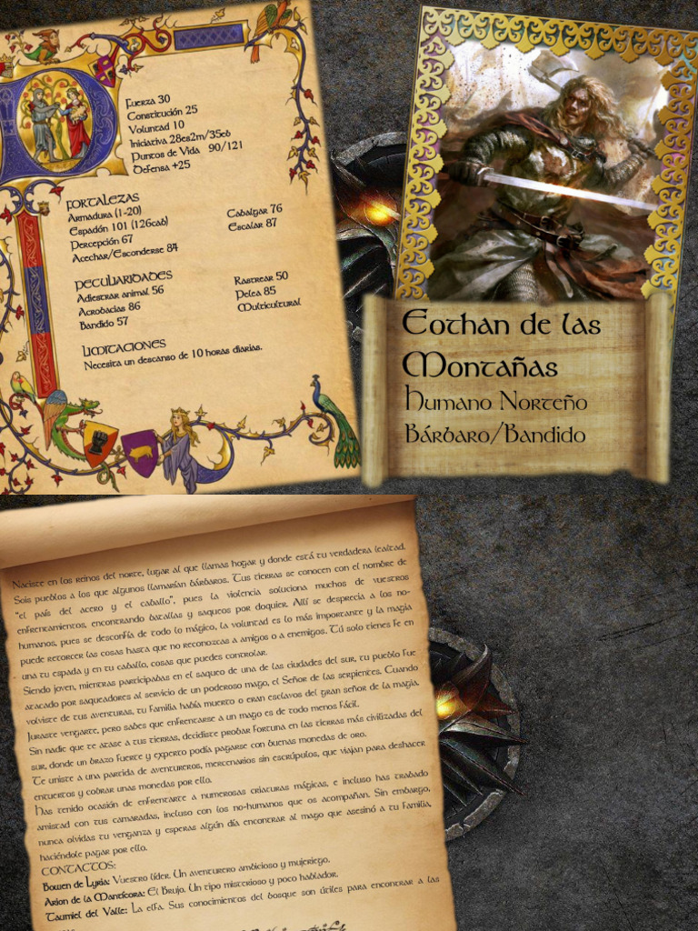 Eothan Ficha W | PDF