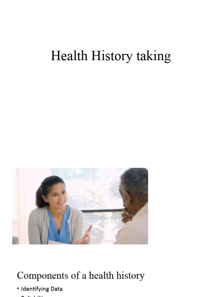 Essential Components of Health History Taking | PDF | Medical Record ...