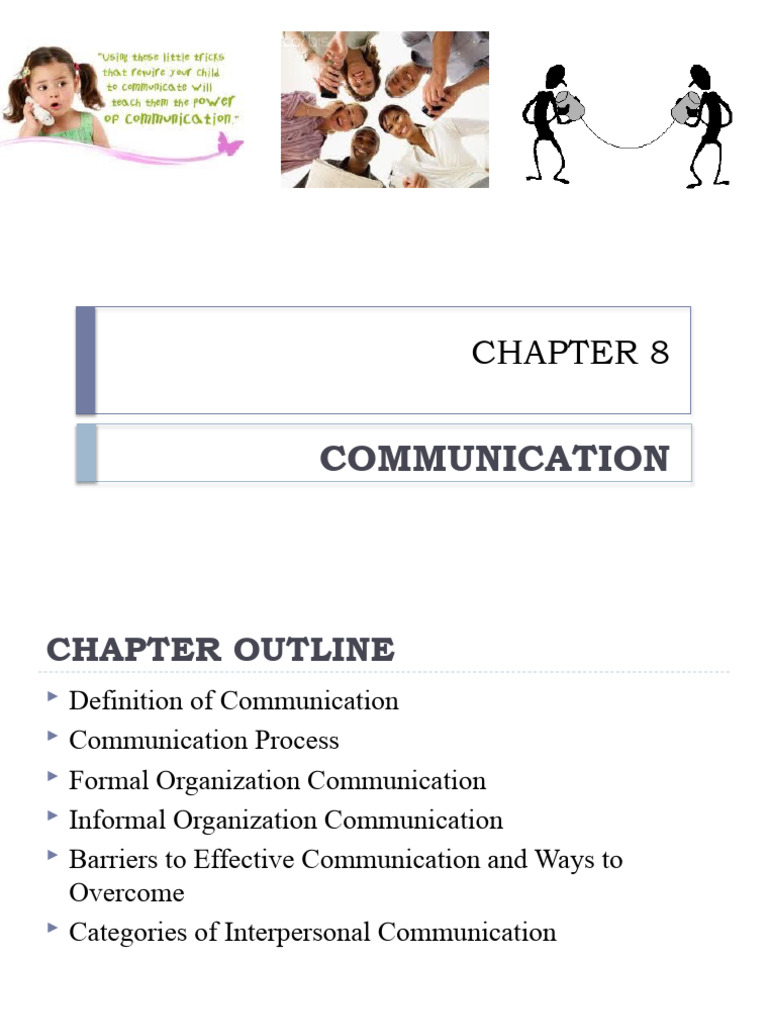 Chapter 8 - Communication | PDF | Communication | Nonverbal Communication