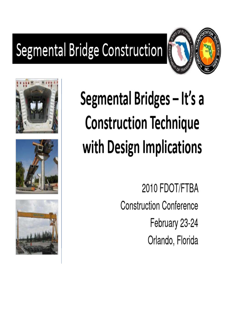 Segmental Bridge Construction Insights | PDF | Civil Engineering ...
