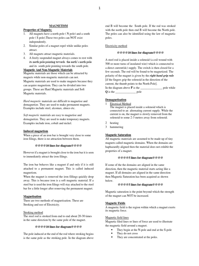 Understanding Magnetism and Its Applications | PDF | Ion | Voltage