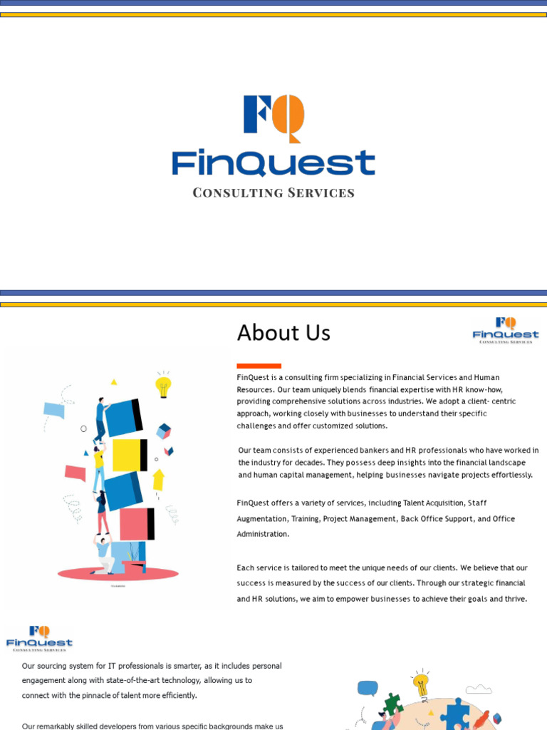 FinQUest Consulting - 2024 | PDF | Consultant | Computing