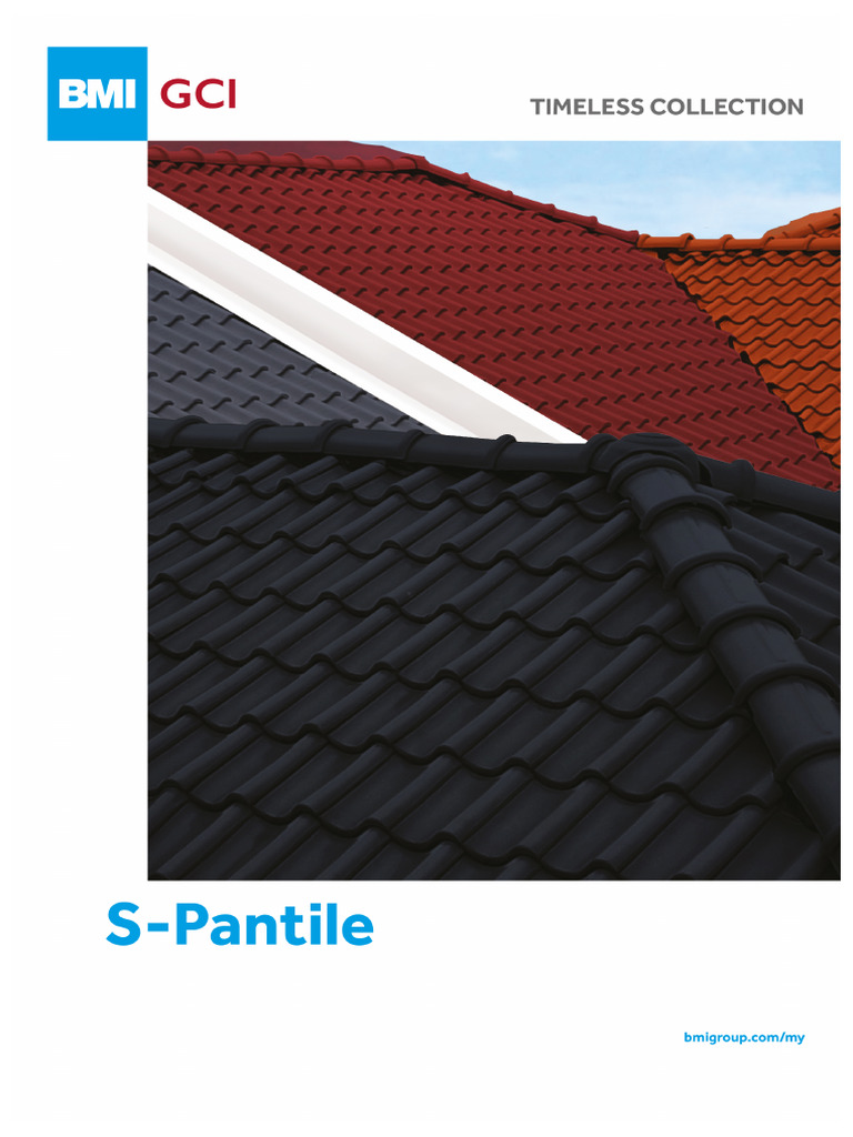 BMI GCI S-Pantile (Clay) Roof Tiles | PDF