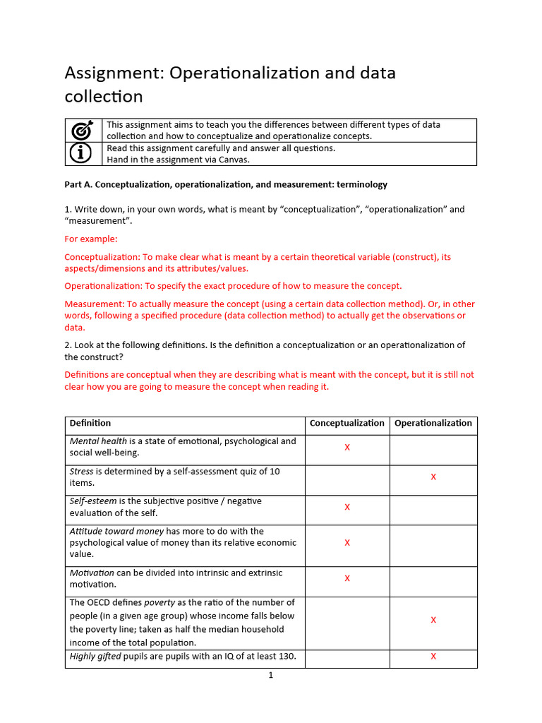 Conceptualization and Operationalization Guide | PDF | Data | Motivational