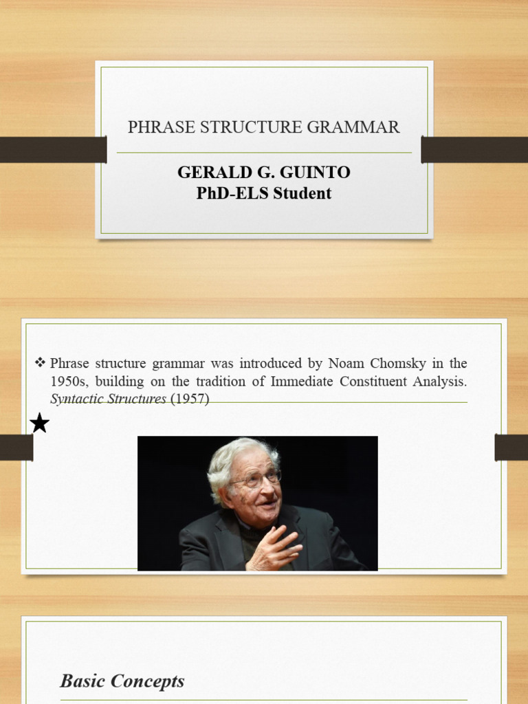 Understanding Phrase Structure Grammar | PDF | Phrase | Syntax
