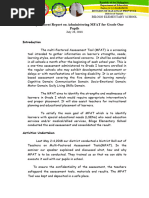 Contextualized Multi Factored Assessment Tool MFAT | PDF