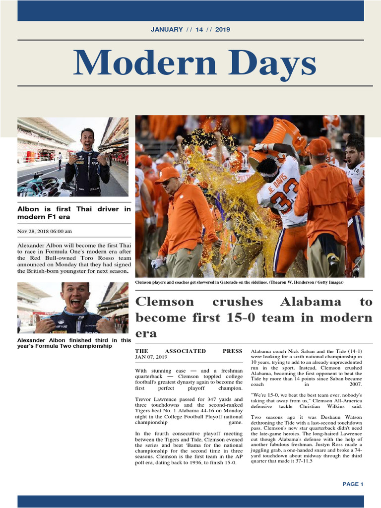 Modern Days (Aaron) 2 | PDF