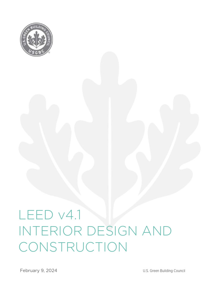 LEED v4.1 IDC RS Feb 2024 Clean | PDF | Public Transport | Parking