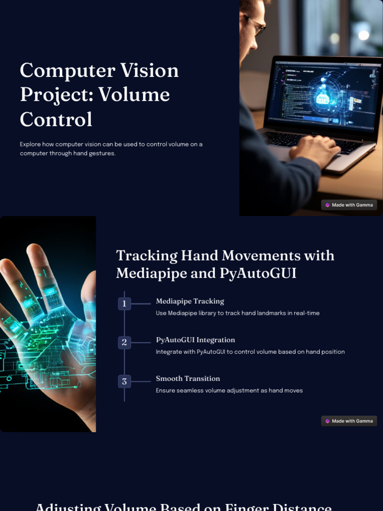 Computer Vision Project Volume Control | PDF