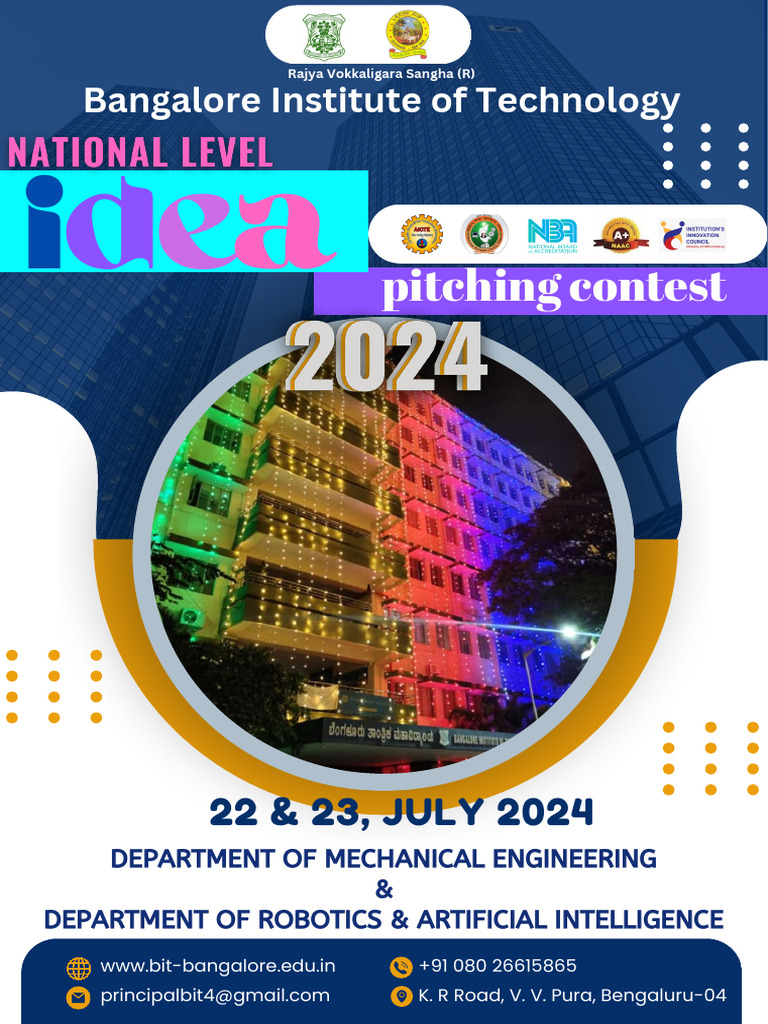 Idea Pitching Contest - 2024 | PDF | Business | Art