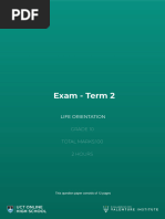 Grade 10 Term 3 Test 1.. | PDF | Mathematics