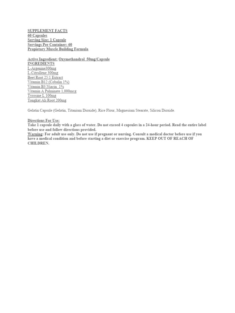 Supplement Panel 1 | PDF