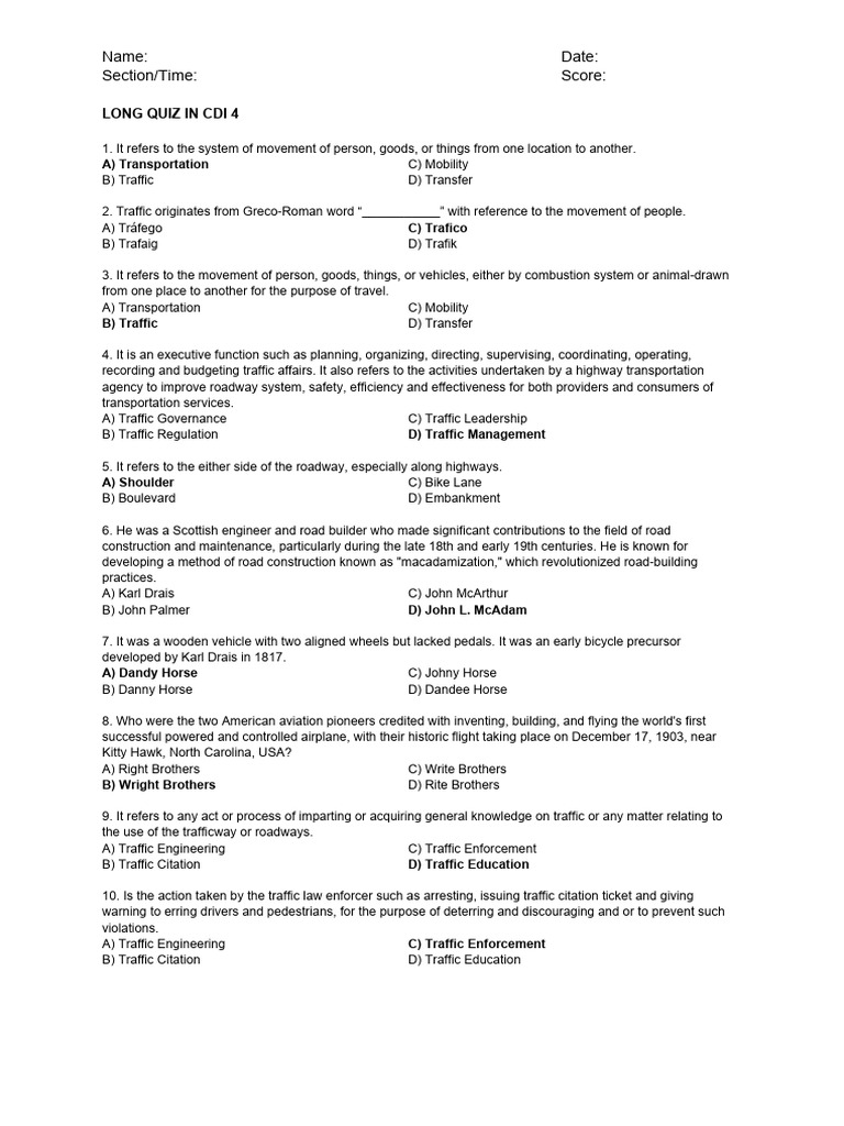 REVIEWER | PDF | Traffic | Driver's License