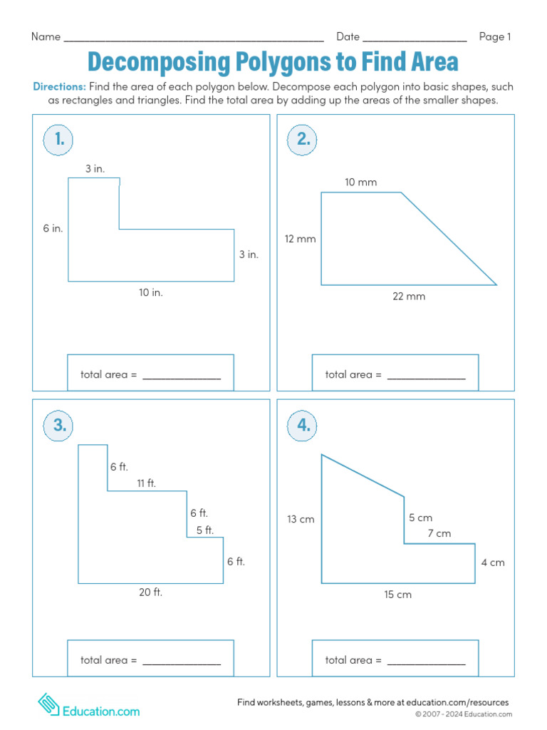 Decomposing-Polygons Area | PDF | Area | Shape Decomposing-Polygons Area | PDF | Area | Shape