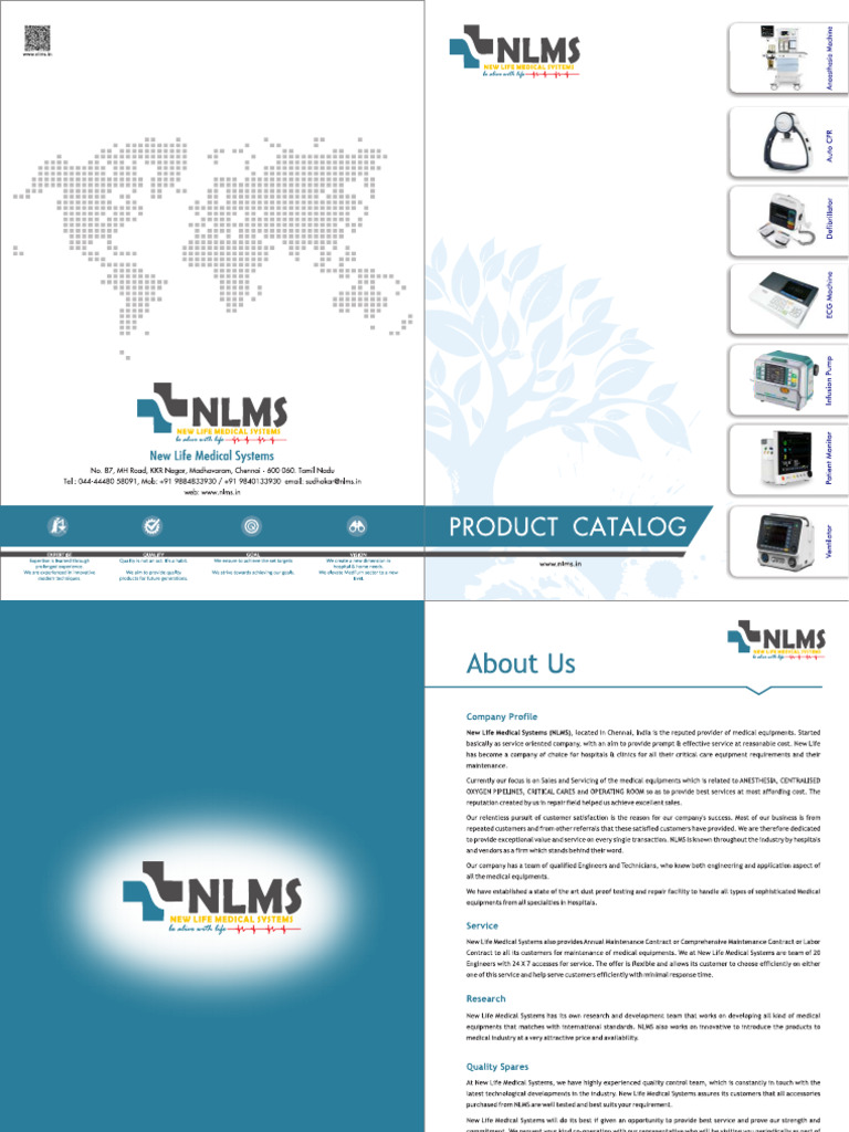 NLMS Brochure Product Catlog | PDF | Cardiopulmonary Resuscitation ...