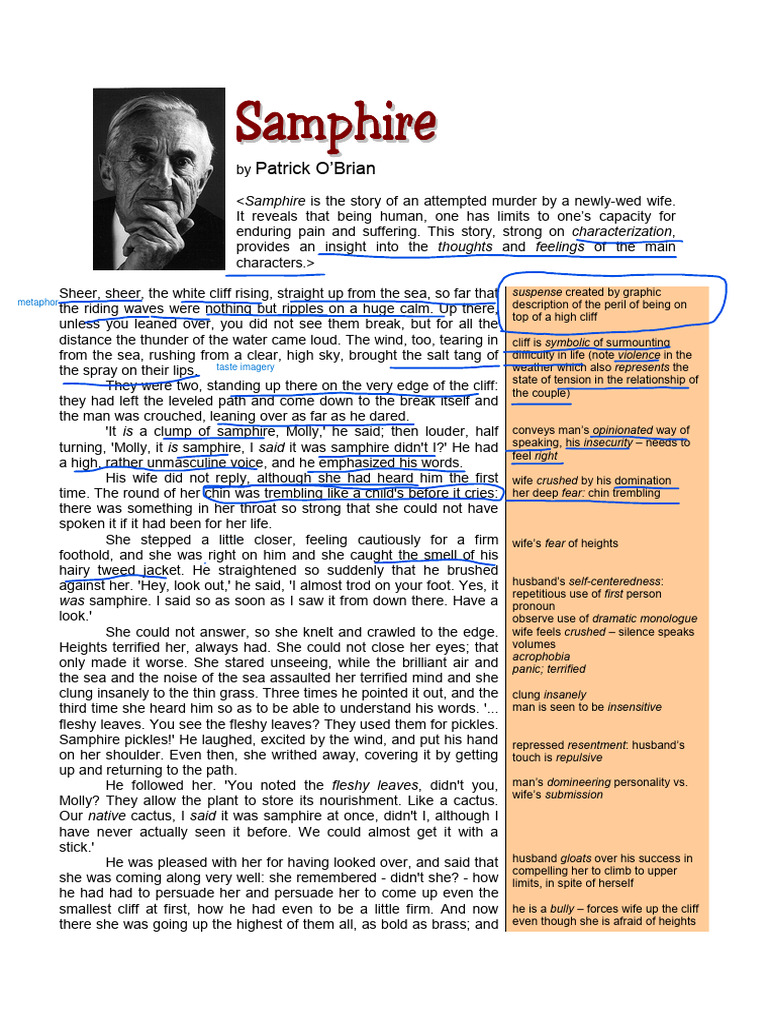 Samphire by Patrick Obrien Annotated | PDF | General Fiction