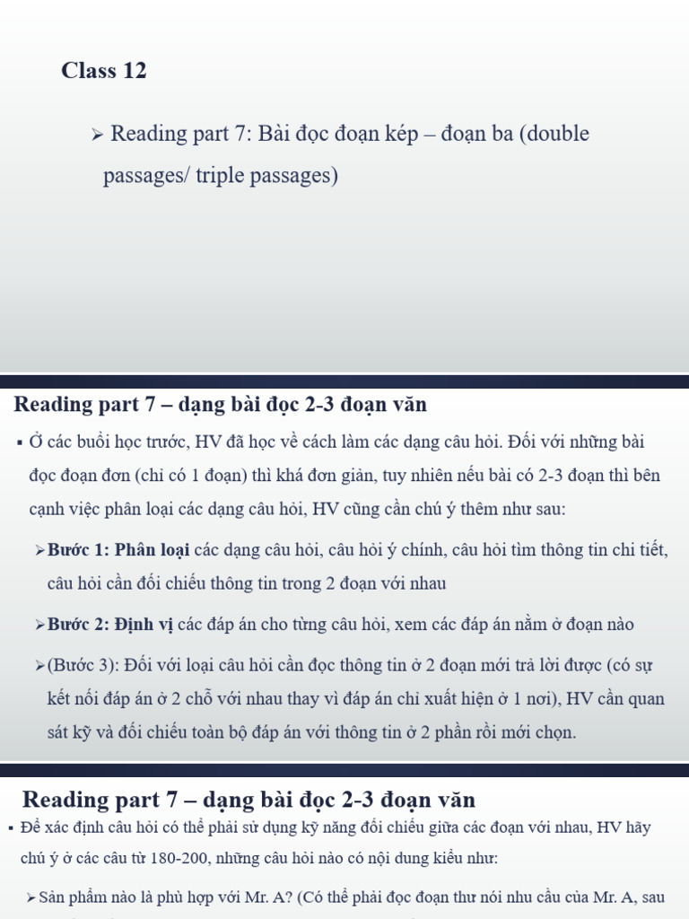 Slides - Class 12 | PDF