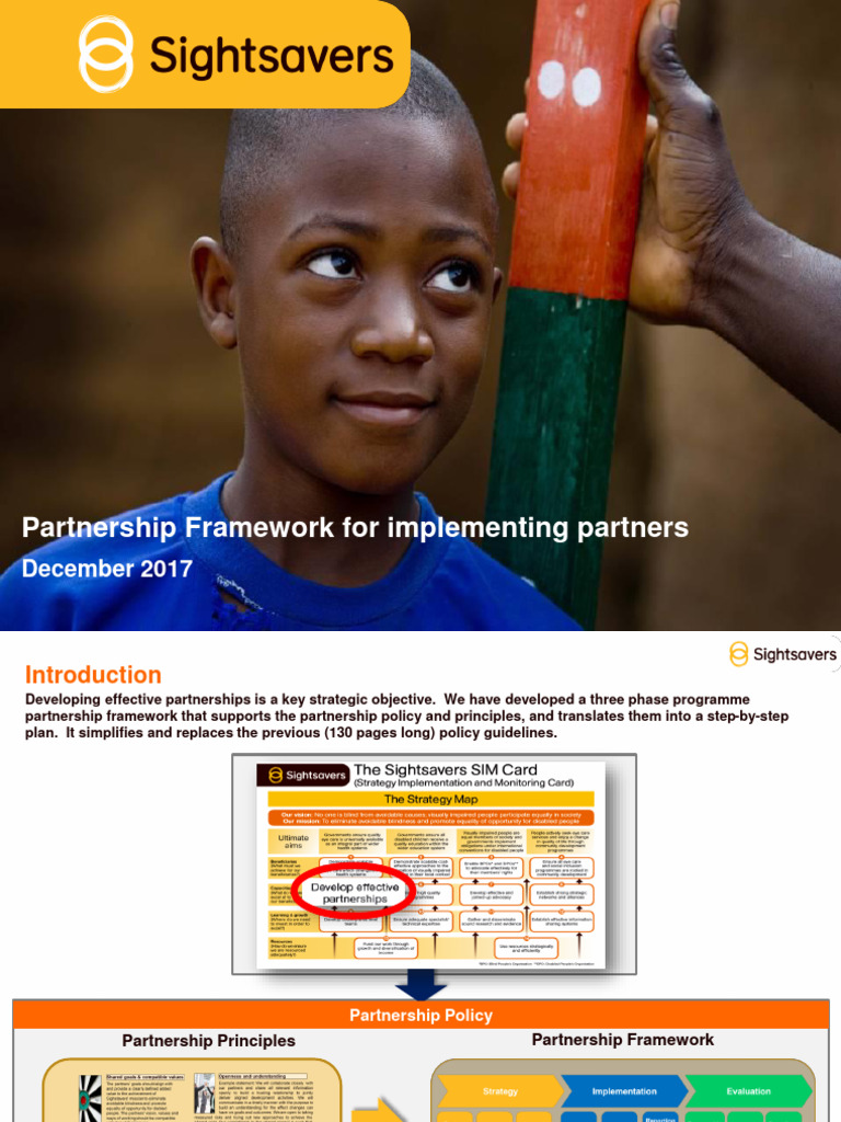 Annex 1 Partnership Framework For Implementing Partners | PDF ...