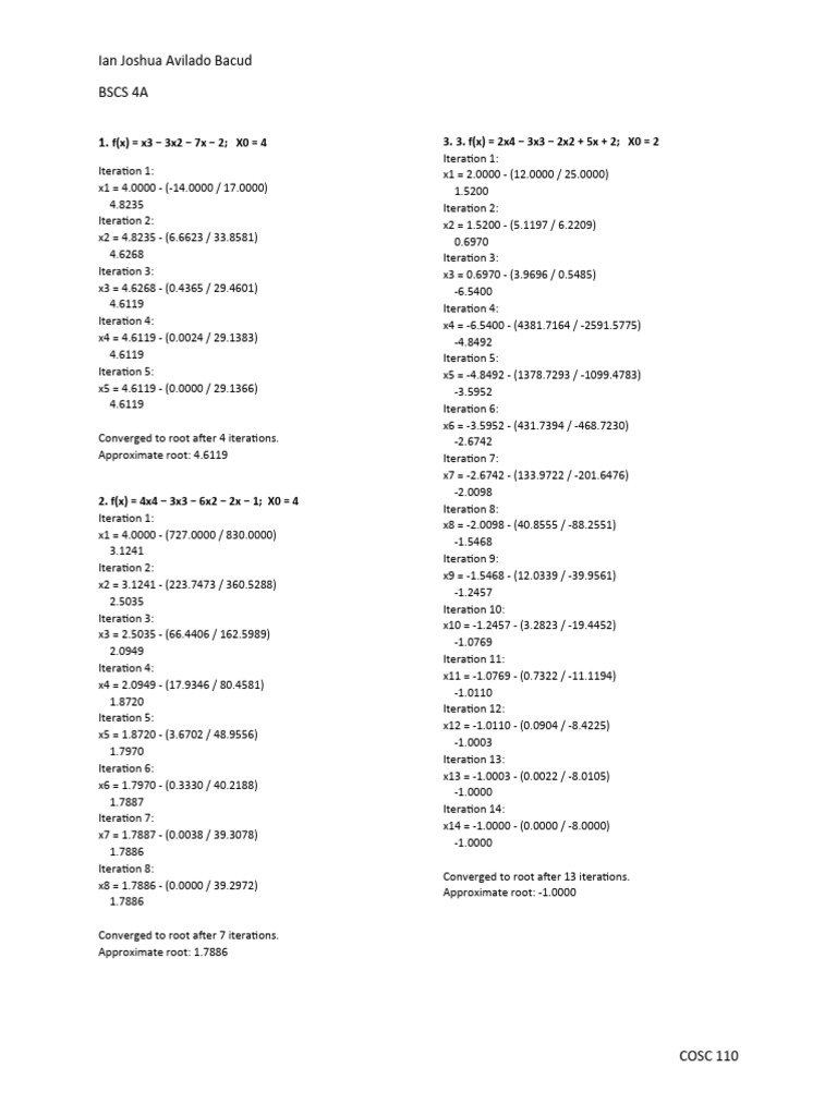 Newton Raphsons Pdf 