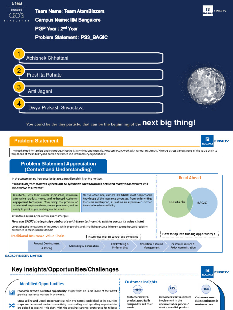 PS3 BAGIC Team AtomBlazers IIMB | PDF | Insurance | Analytics
