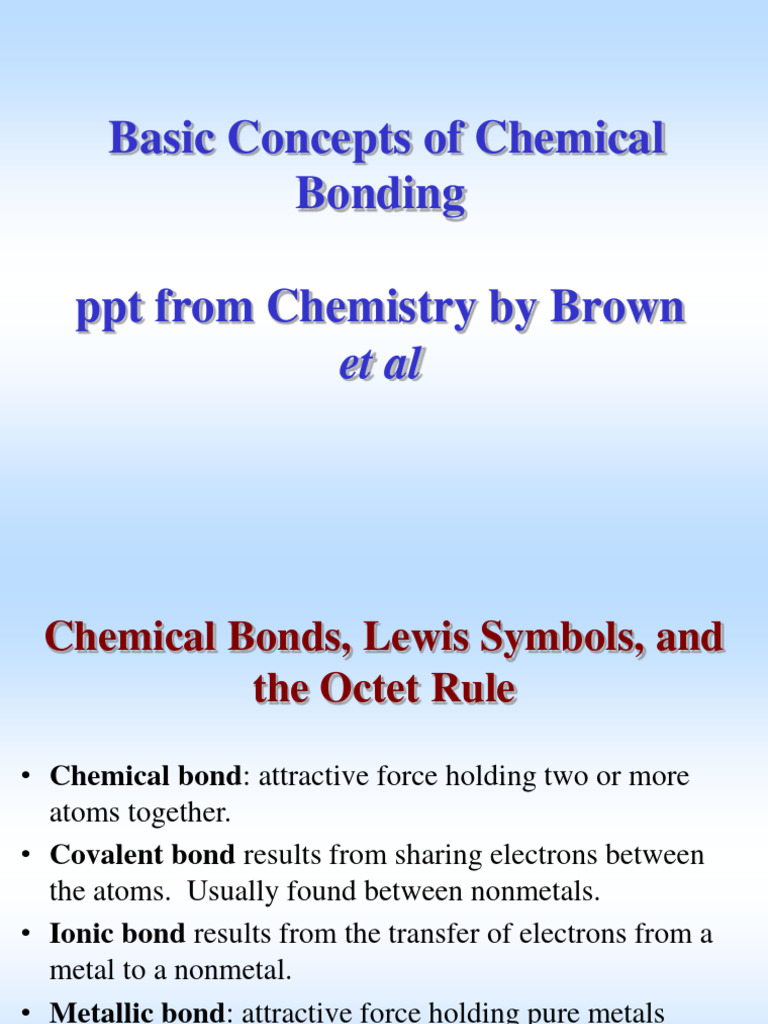 Chemical - Bonding Ed Brown Et Al | PDF | Chemical Bond | Chemical Polarity