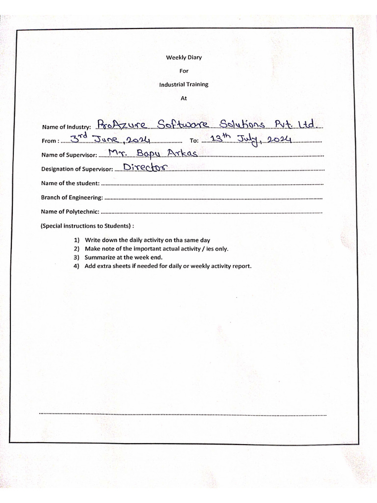 ProAzure Software | PDF