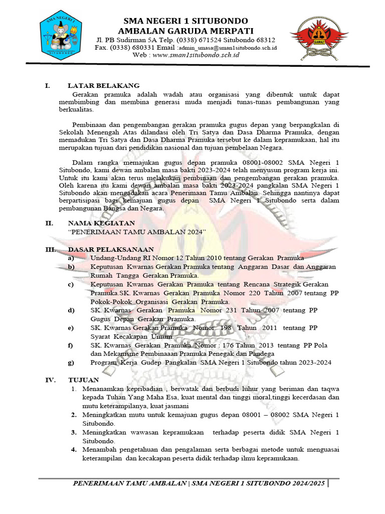 Proposal PTA 2024 | PDF