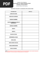 SSS Clearance Application Guide | PDF | Identity Document | Policy