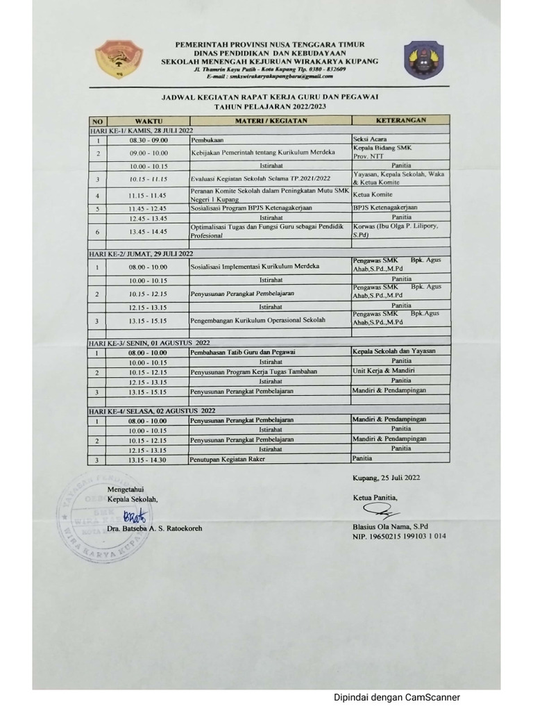 Jadwal Iht Ok | PDF