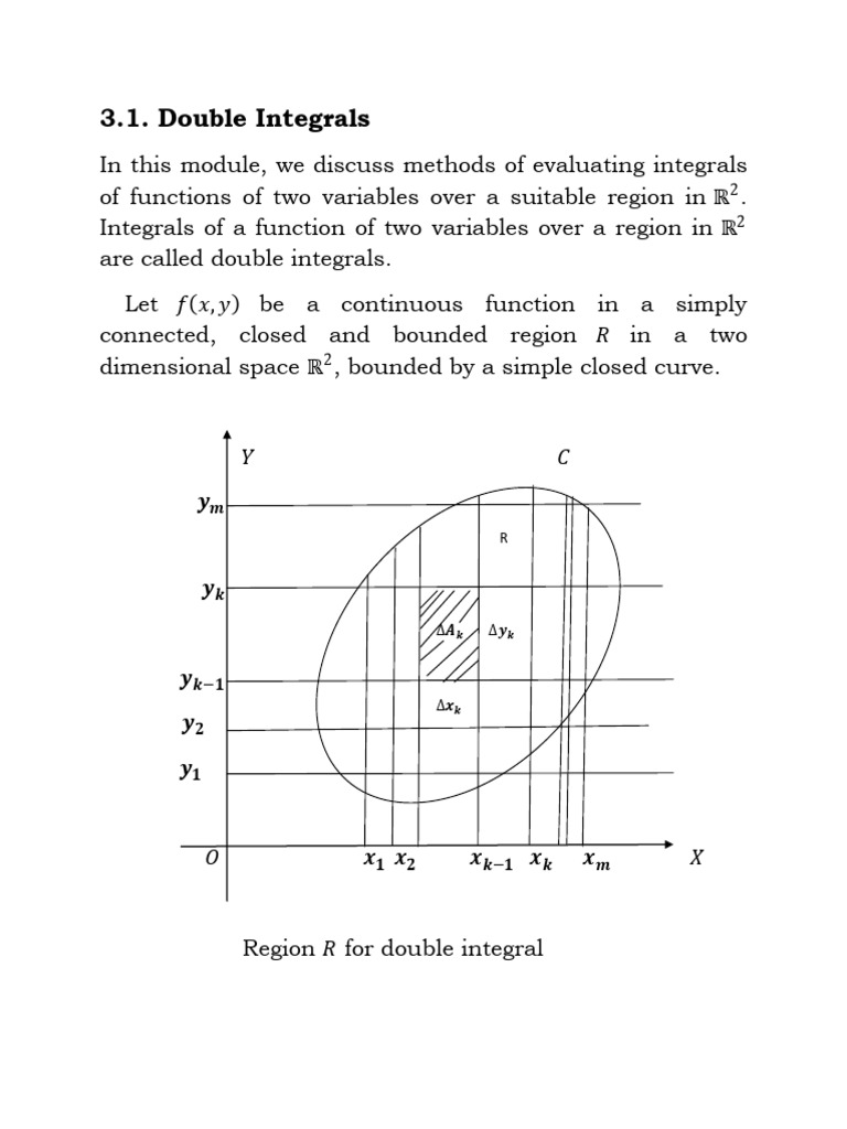 3.1. Double Integrals | PDF | Integral | Function (Mathematics)