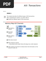 AXI Protocol | PDF | Input/Output | Computer Architecture