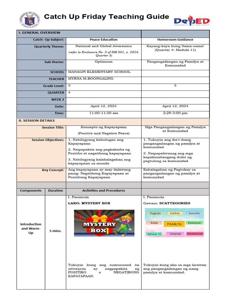 Cuf For Peace Educ. | PDF