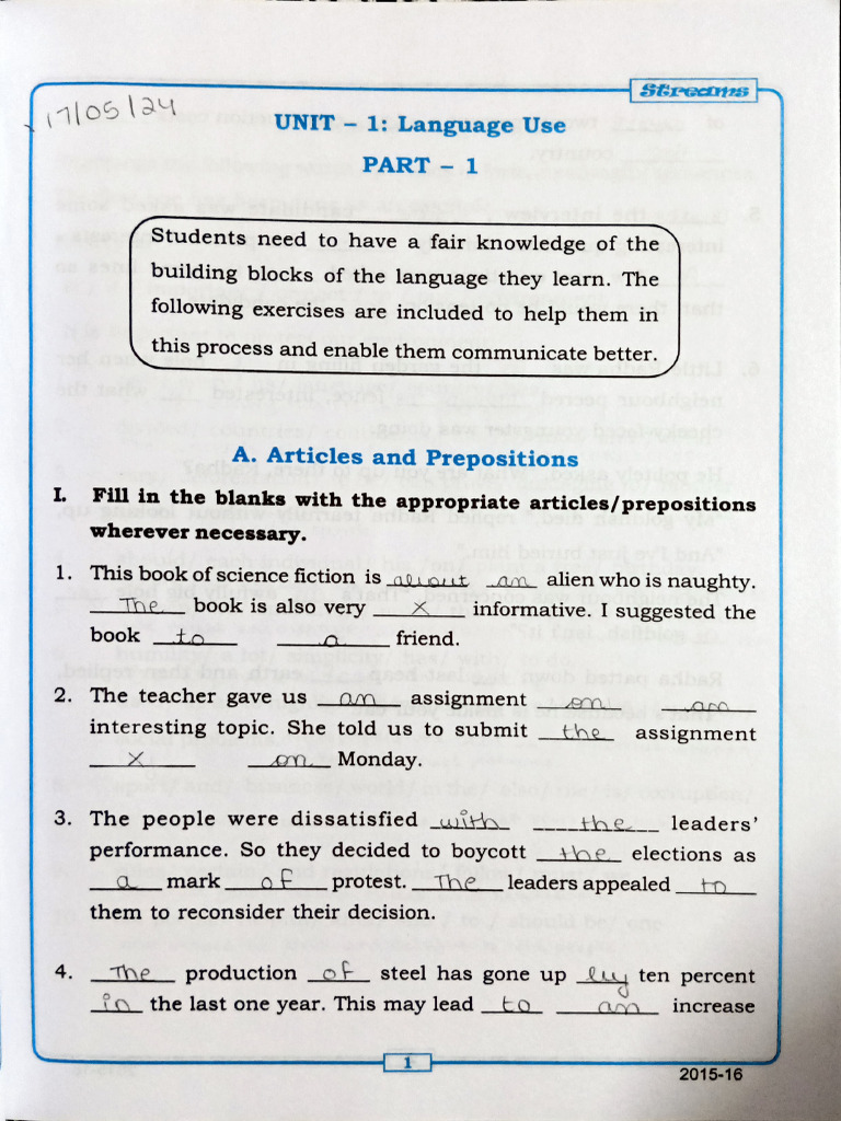 English Grammar Workbook | PDF | Language Mechanics | Grammar