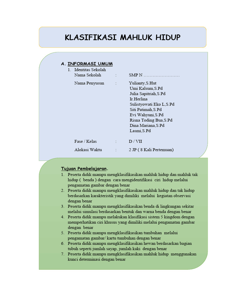 Modul Klasifikasi MH | PDF