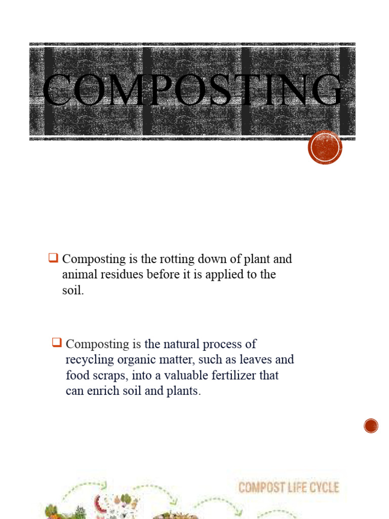 Importance of Composting and Methods of Composting | PDF | Compost ...