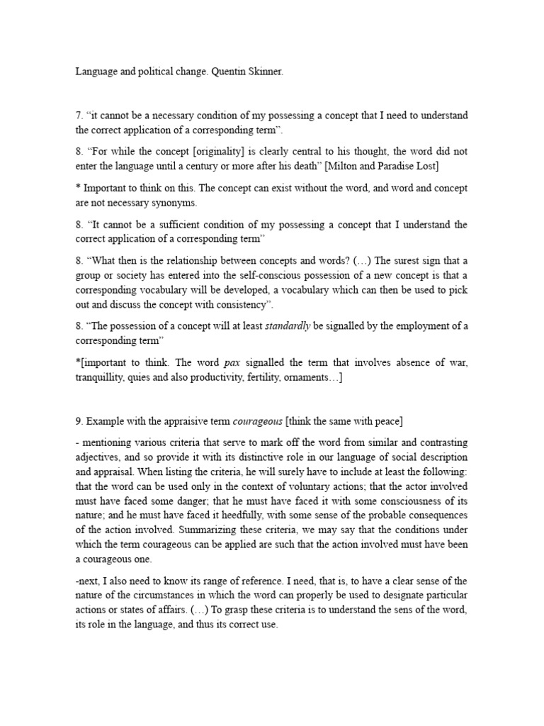Language and Political Change | PDF | Word | Concept