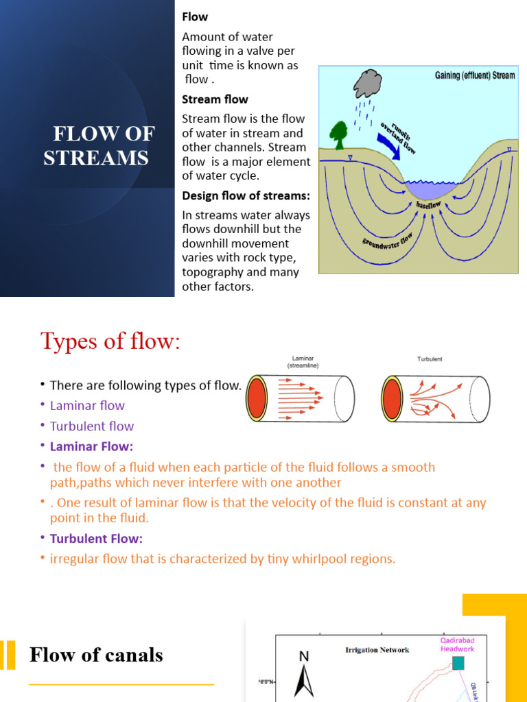 Understanding Stream and River Flow Dynamics | PDF | Flood | River