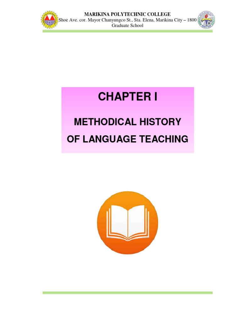 Principles Chapter 1 MODULE A | PDF | Methodology | Language Education