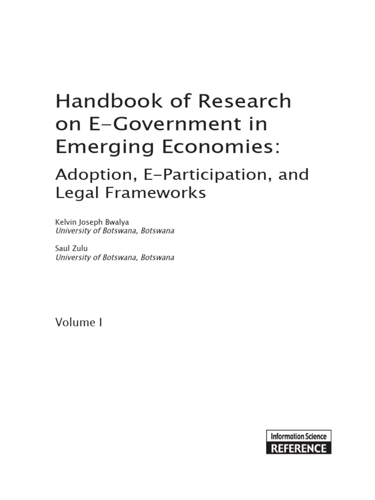 IGI Book Chapter | PDF | E Government | Electronic Voting