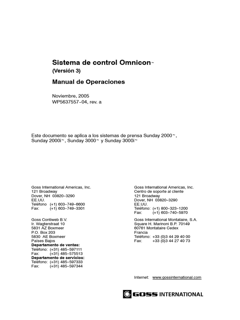 Manual Sistema Omnicon | PDF | Fax | Tecnología de información y comunicaciones