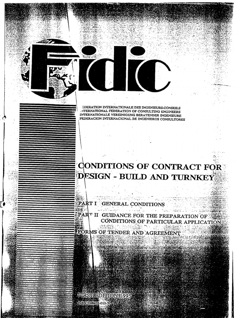 Fidic Orange Book 1995 | PDF