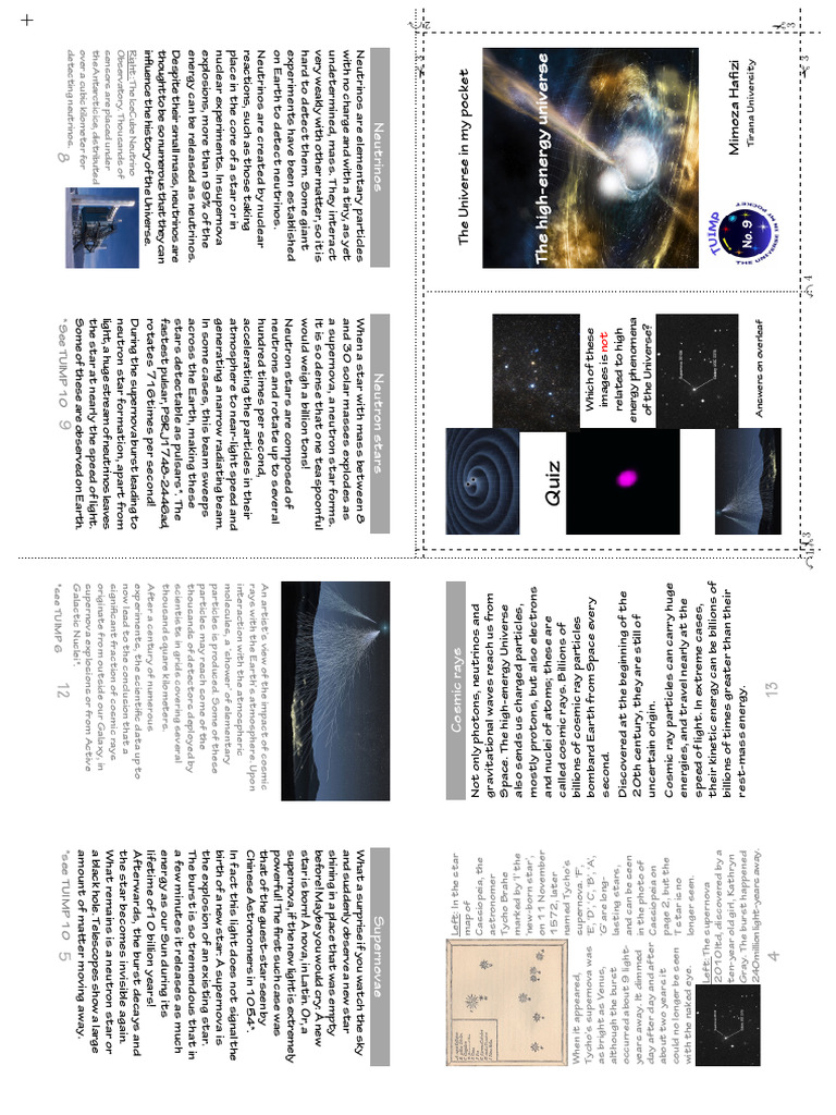 High-Energy Universe Explained | PDF | Neutrino | Stars