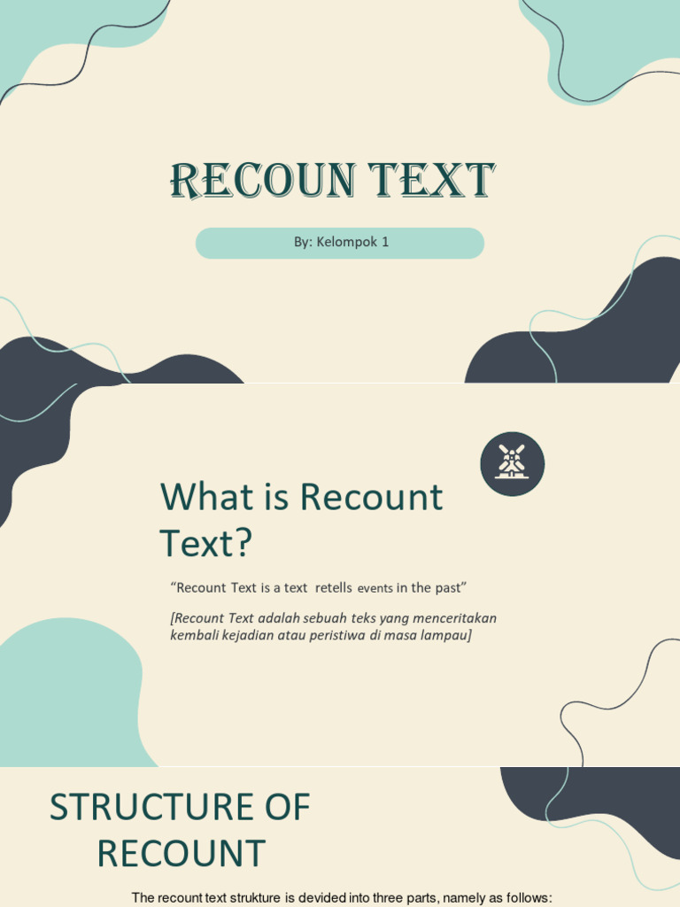 Recount Text | PDF | Seni & Disiplin Bahasa
