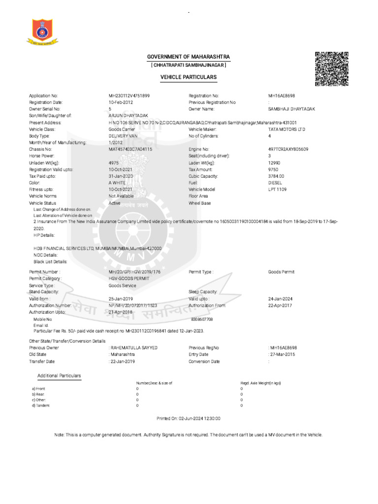 Vahan - Parivahan.gov - in Vahanservice Vahan Ui Eapplication ...
