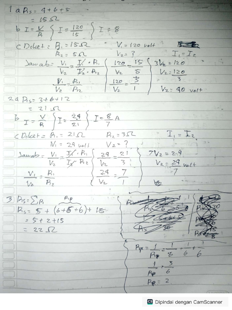 Tgs Rangkaian Listrik Alifan Java Dewantara | PDF
