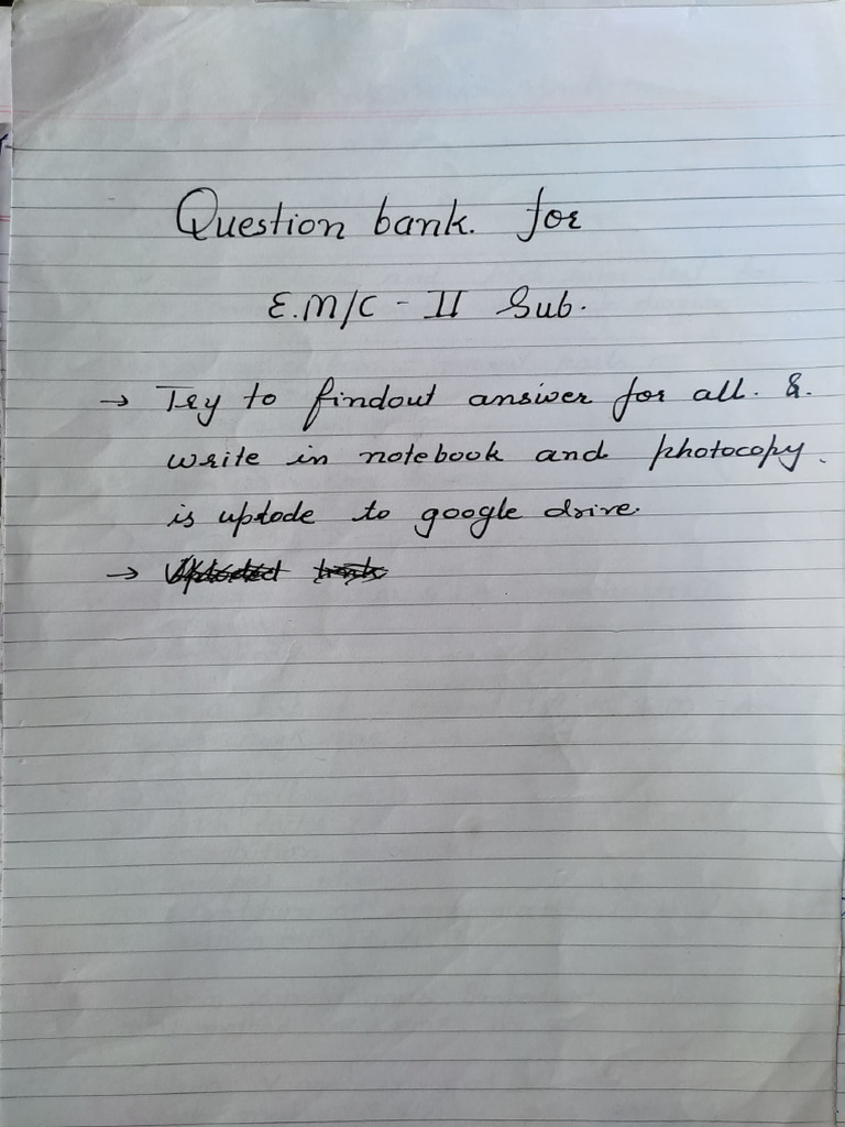 EM-2 Question Bank | PDF
