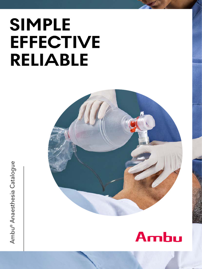 Ambu Anaesthesia-Catalogue | PDF | Medical Specialties | Clinical Medicine