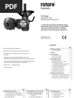 Motor Operated Valve Rotork | PDF | Electrical Connector | Switch